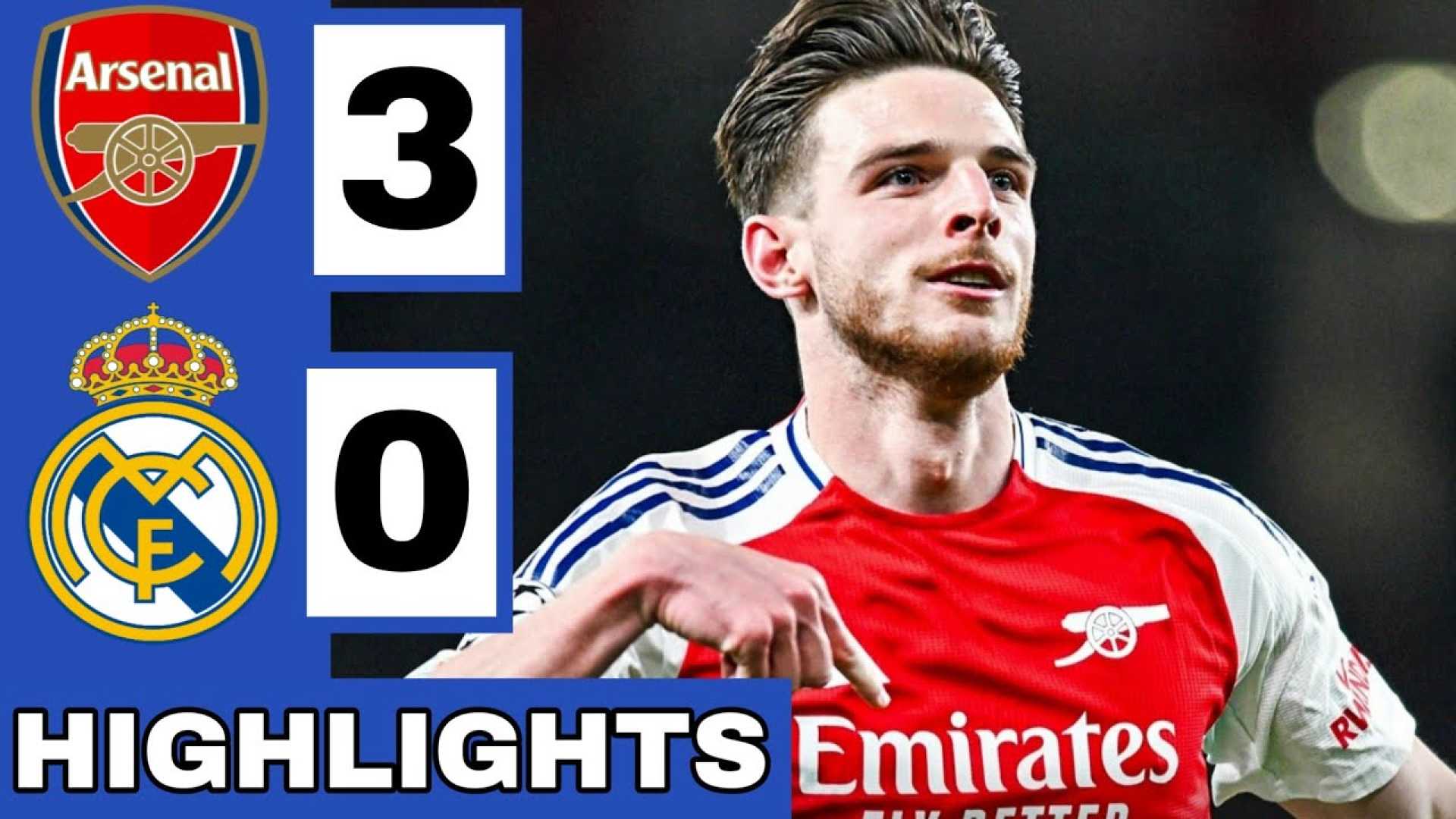 Arsenal Beat Real Madrid, Don Set Semifinal for Champions League - NNN